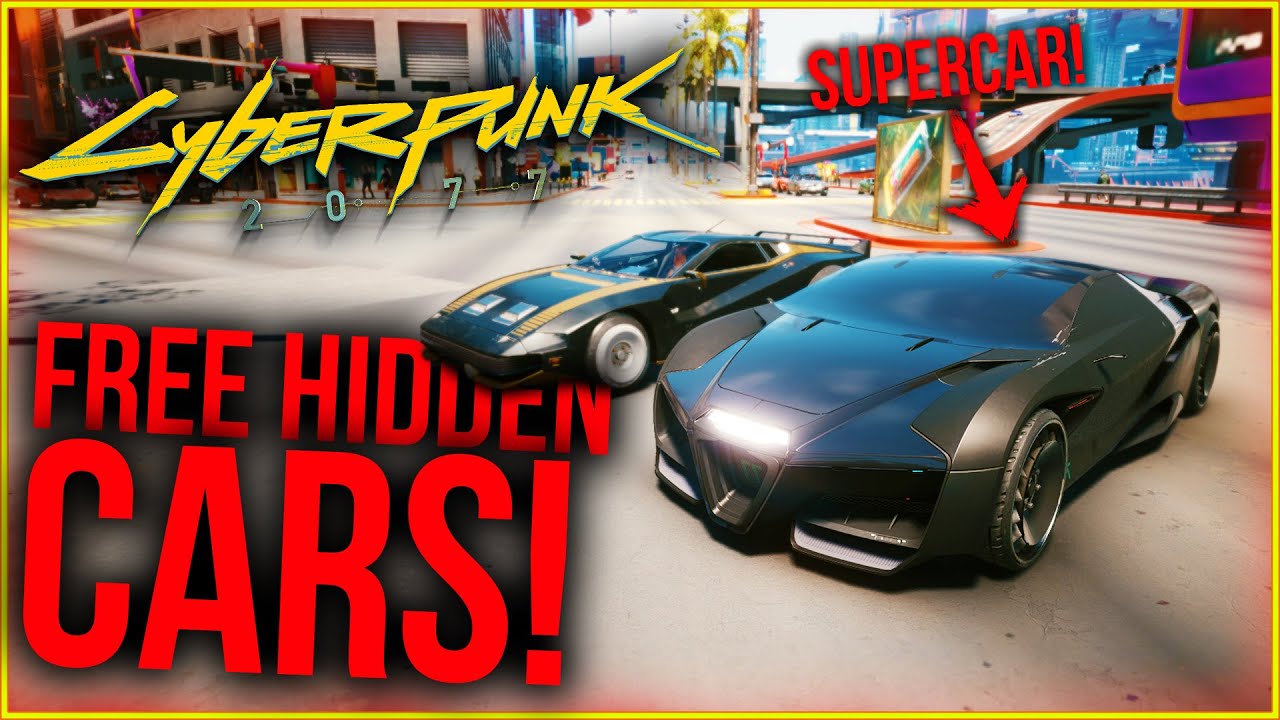 Cyberpunk 2077 - THE MOST INSANE HIDDEN FREE CARS! (Rayfield Caliburn ...
