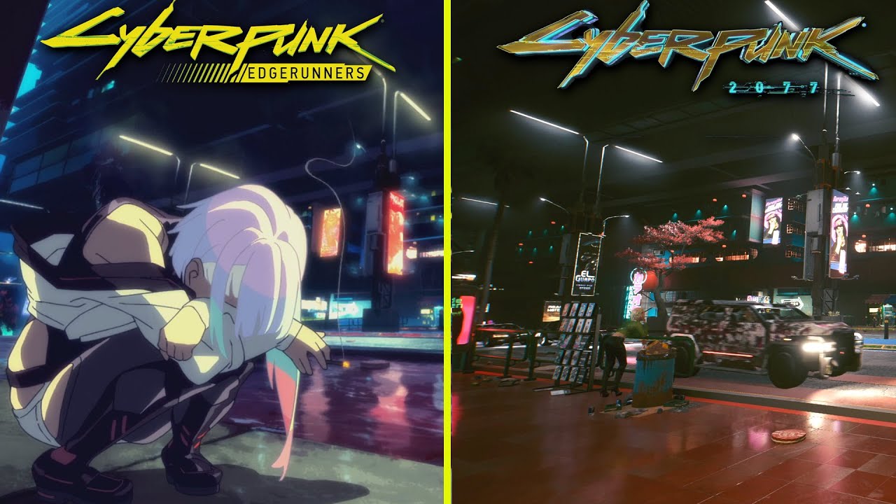 Cyberpunk Edgerunners vs Cyberpunk 2077 - Episodes 5 & 6 Locations Comparison - Cyberpunk 2077 ...