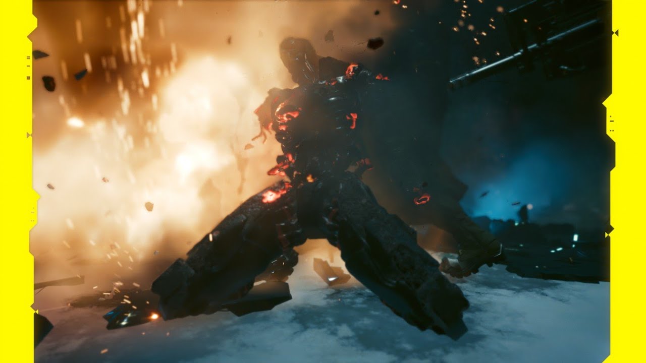 Modding Final Boss Fight to looks like Edgerunners. Cyberpunk 2077 ...