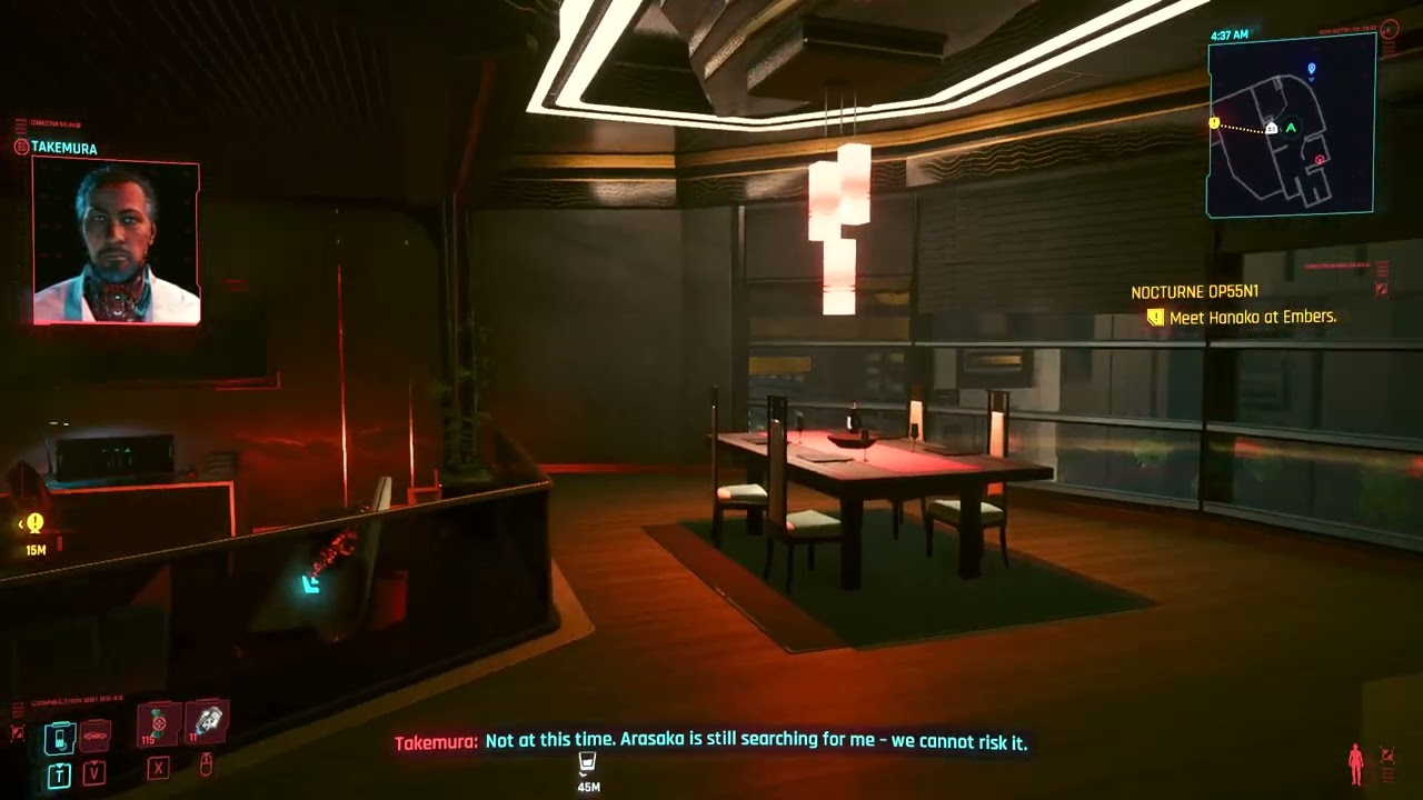 Calling Takemura After Saving His Life in Cyberpunk 2077 - Cyberpunk ...