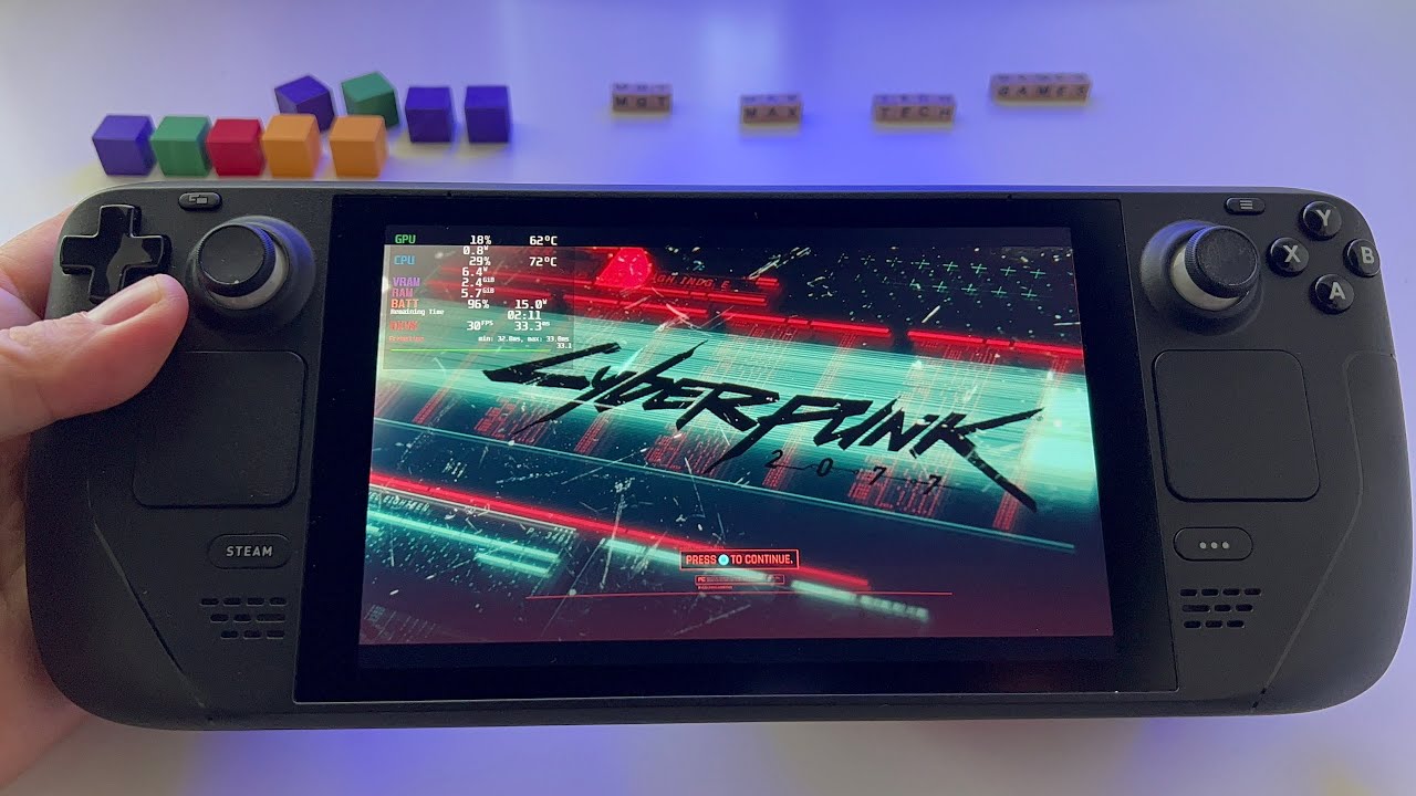 Cyberpunk 2077 & FSR 2.1 - Steam Deck gameplay - Cyberpunk 2077 videos