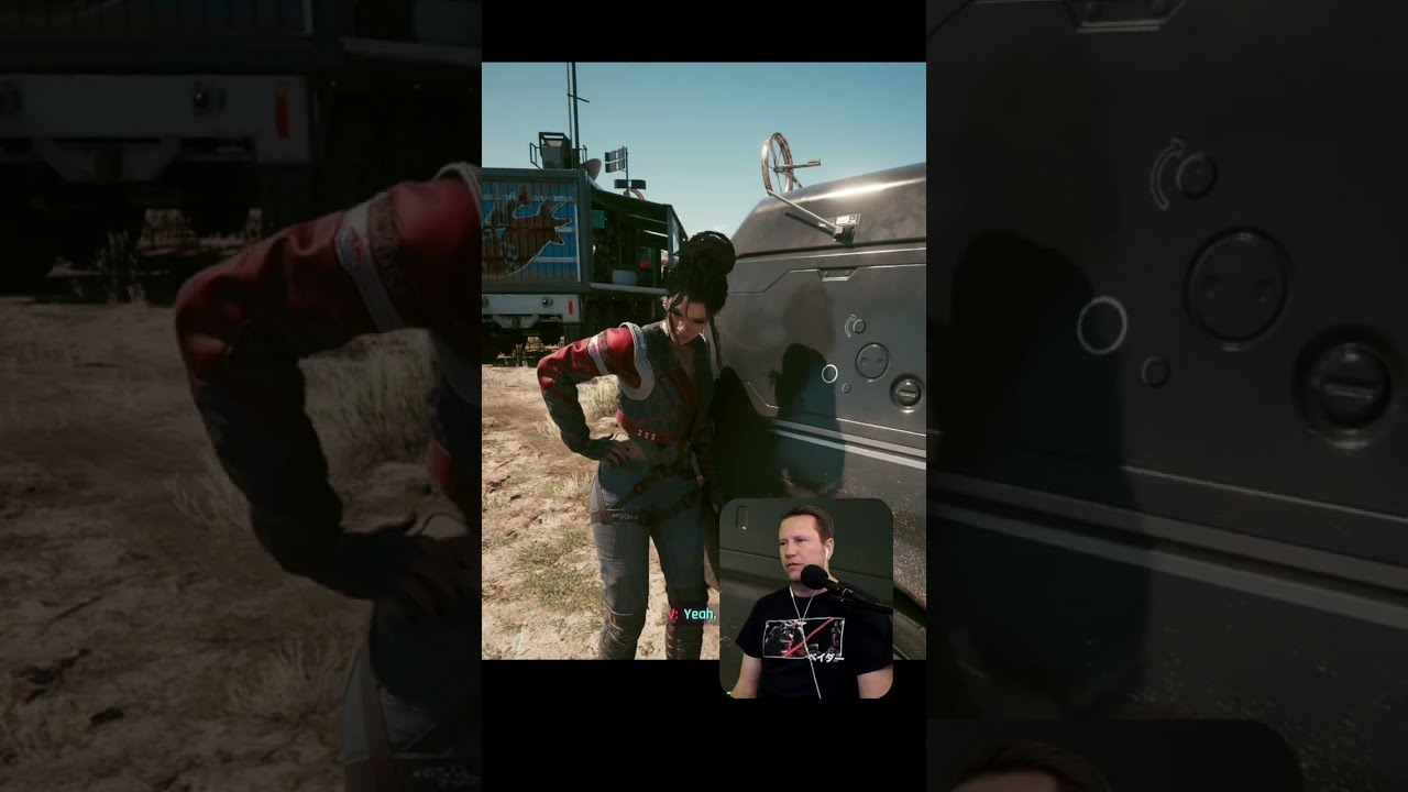 Panam always coming in strong with the subtle dad jokes. Cyberpunk 2077 ...