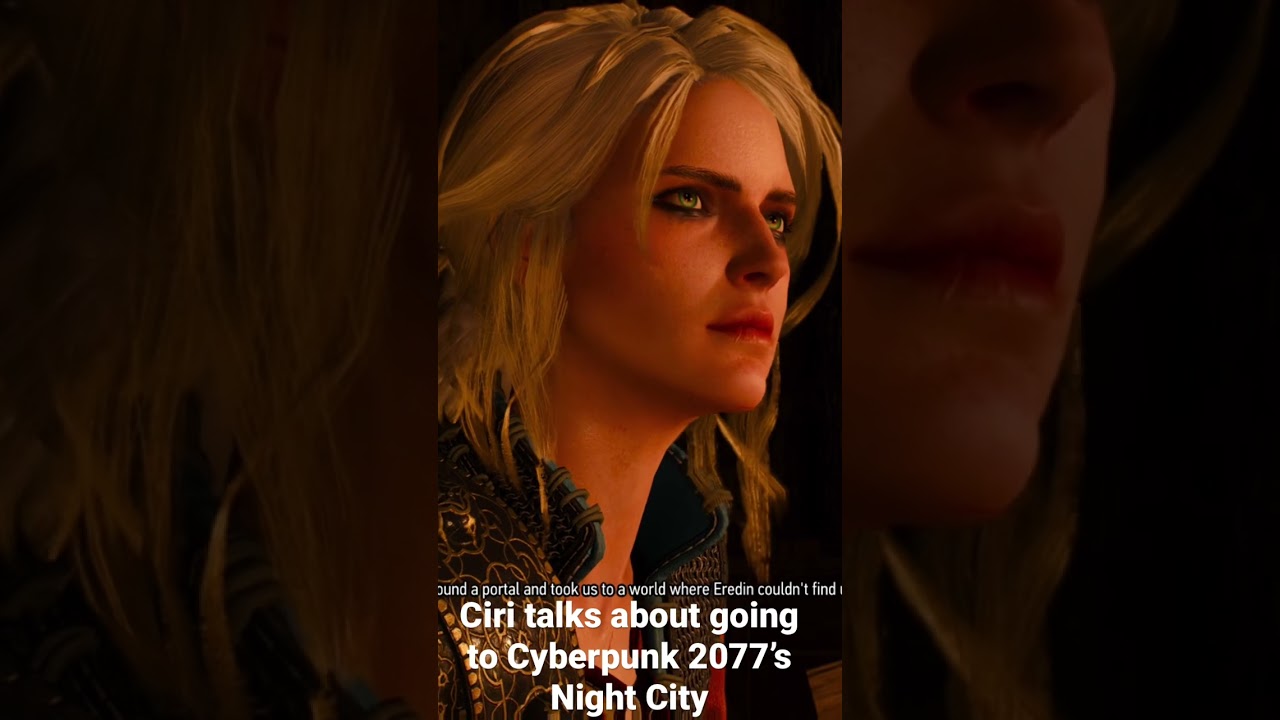 Ciri talks about going to Cyberpunk 2077’s Night City in the new ...