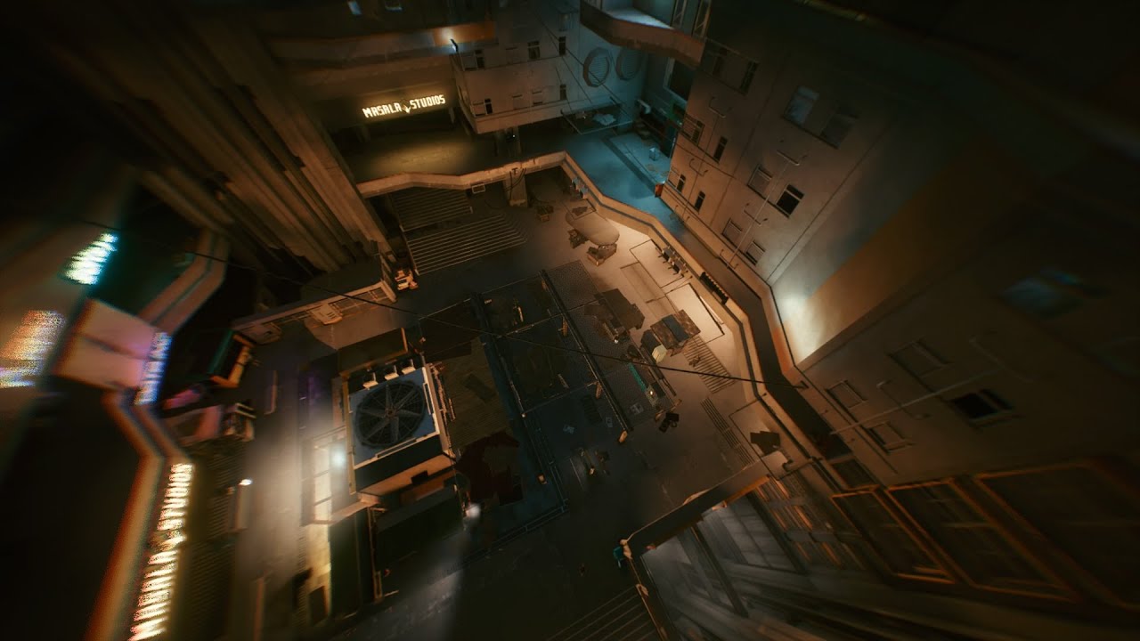 Cyberpunk 2077-getting as close to the Megabuilding 10's marketplace as ...