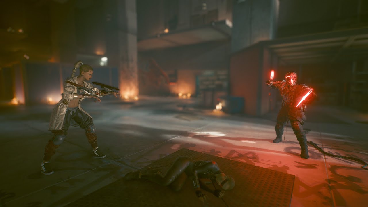 Cyberpunk 2077: Epic Mantis Blade Boss Fight with Oda - Cyberpunk 2077 ...