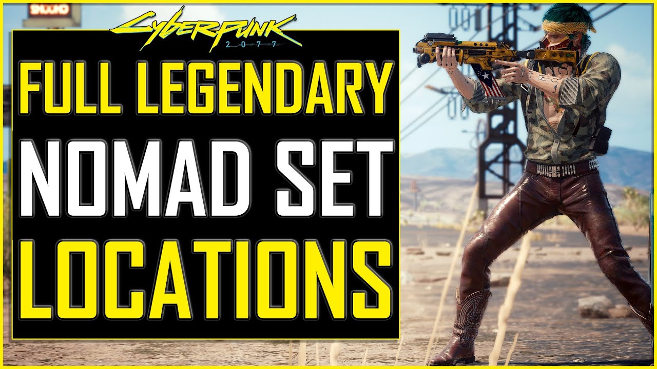 Cyberpunk 2077 - How To Get Full Secret Nomad Clothing/ Armor Set - ALL ...