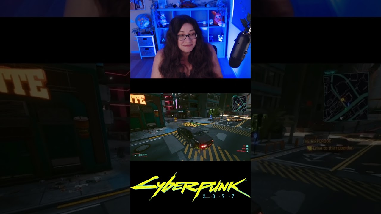 First Time Driving in Cyberpunk 2077 - Cyberpunk 2077 videos