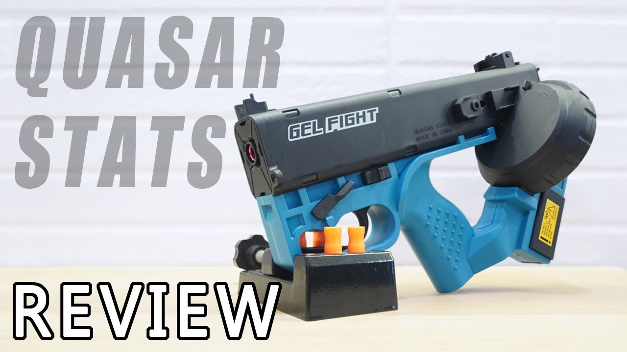 Quasar Stats Cyberpunk 2077 DR12 Gel blaster Review - Cyberpunk 2077 videos