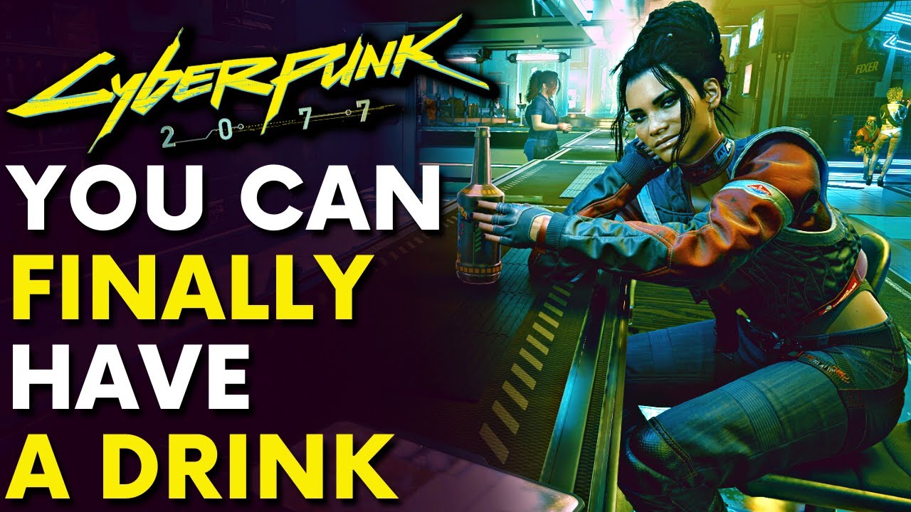 You Can Finally Have A Drink With Your Companions! Cyberpunk 2077 Night ...