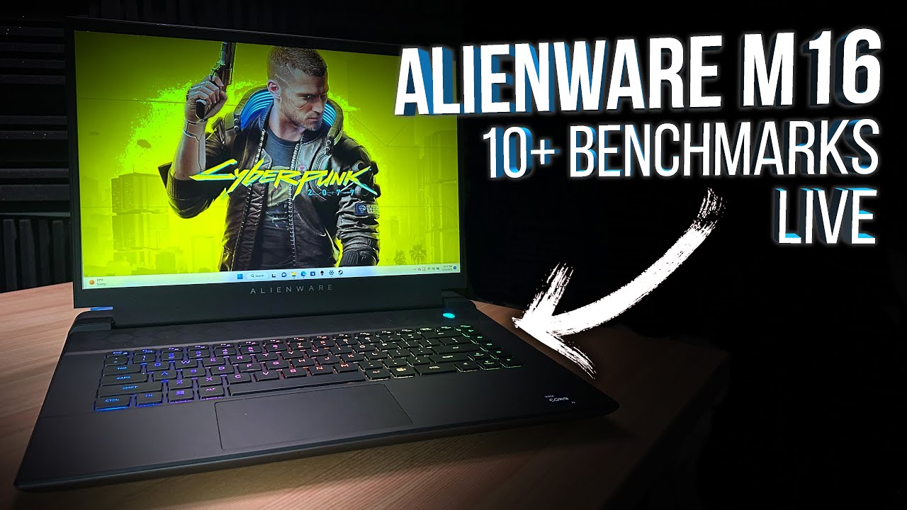 Alienware M16 (RTX 4080) 10+ Benchmarks! Cyberpunk 2077, God of War, CS ...
