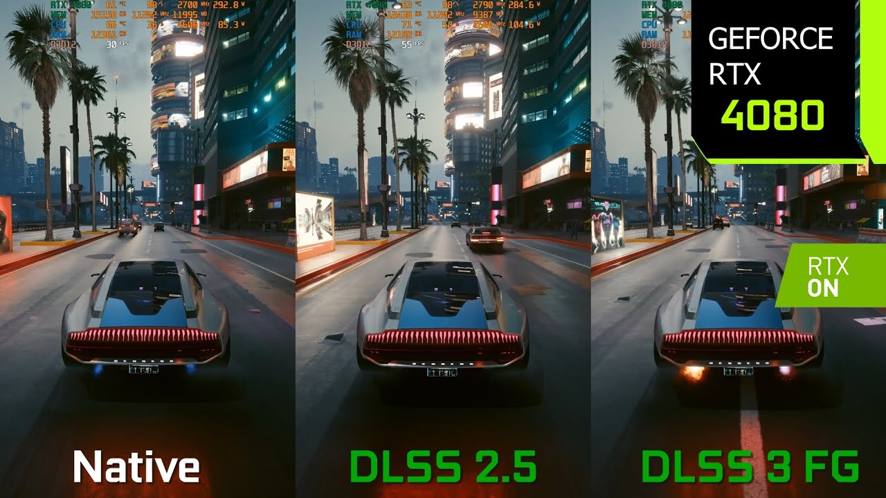 Cyberpunk 2077 DLSS 3 Patch | 1440p, 4K Native vs DLSS 2.5 vs DLSS 3 ...