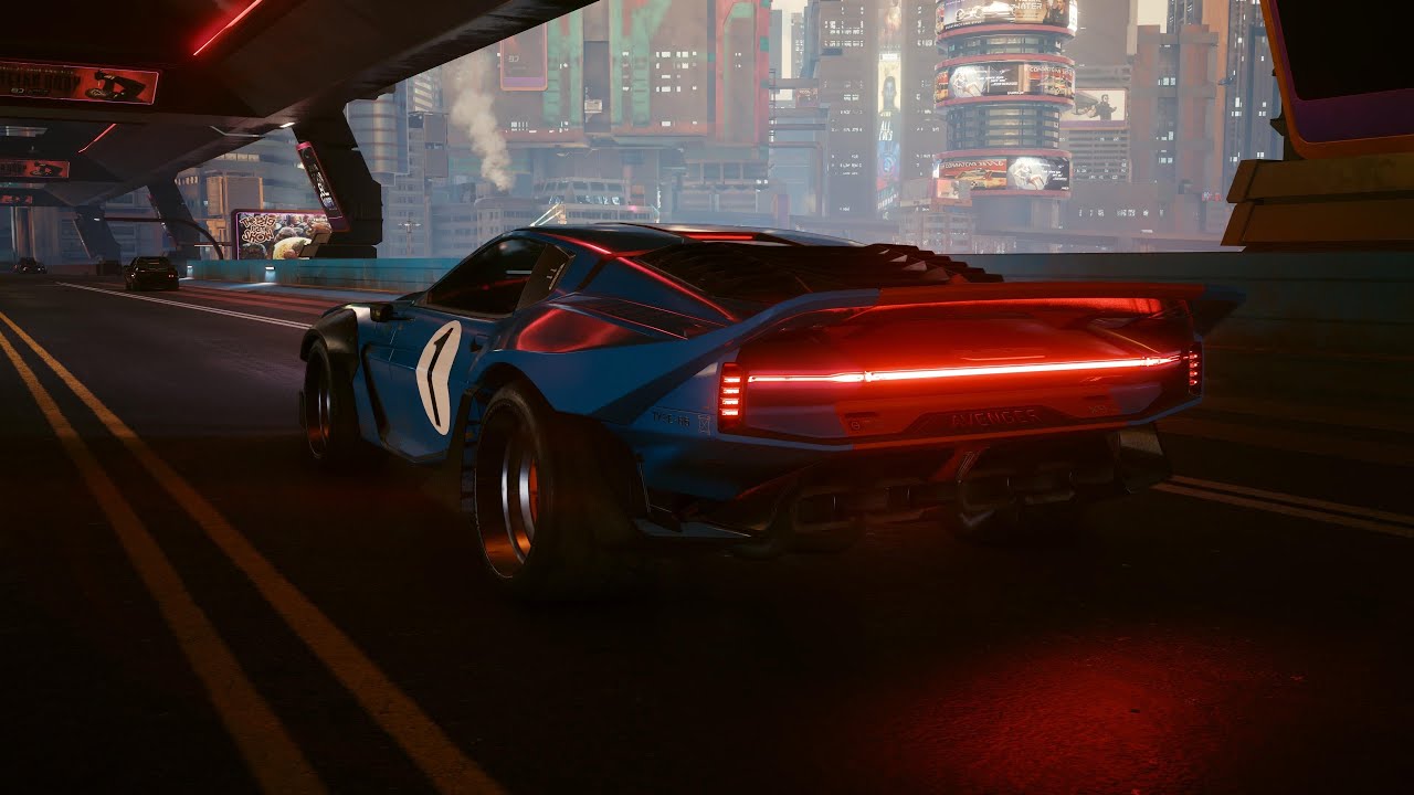 Cyberpunk 2077 PS5 - Freeway Cruising around Night City in a Type-66 ...