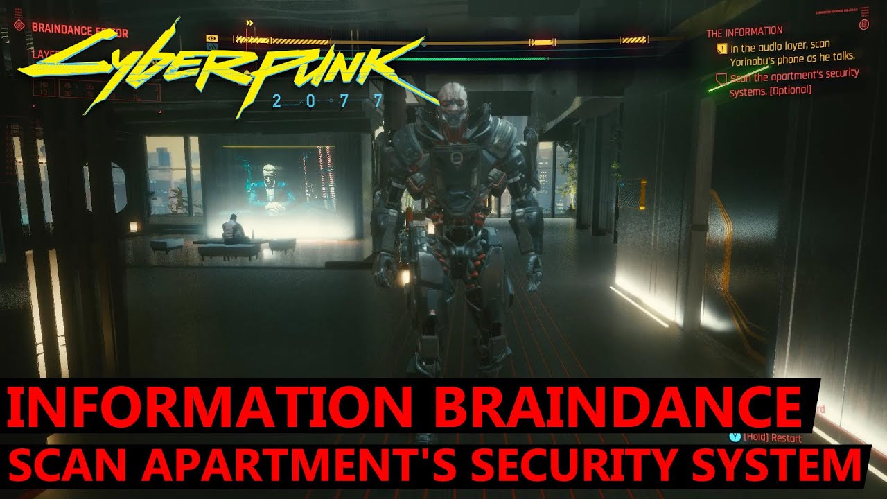 Cyberpunk 2077 Scan Apartment's Security Systems, Yorinobu's Datapad ...