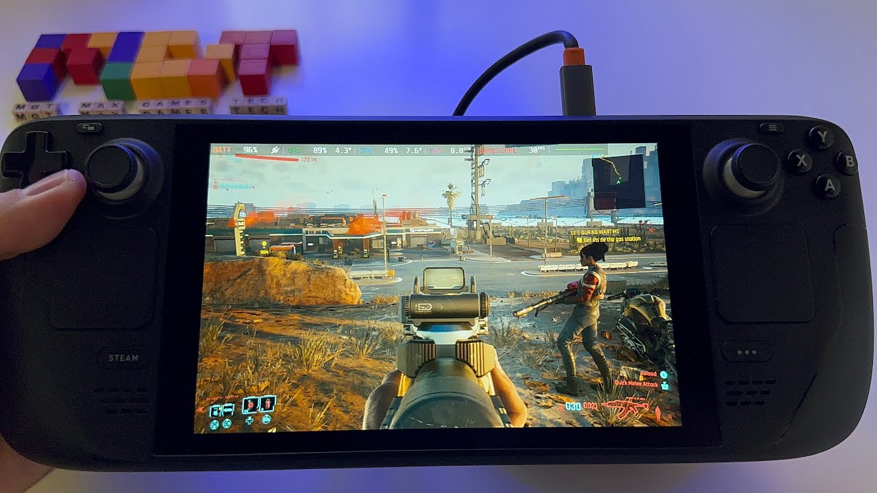 Cyberpunk 2077 - Steam Deck gameplay | best settings for stable 30 FPS and high graphics ...