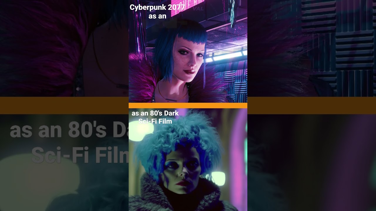 Cyberpunk 2077 as an 80's Dark (Blade Runner like) Sci-Fi Film vs ...