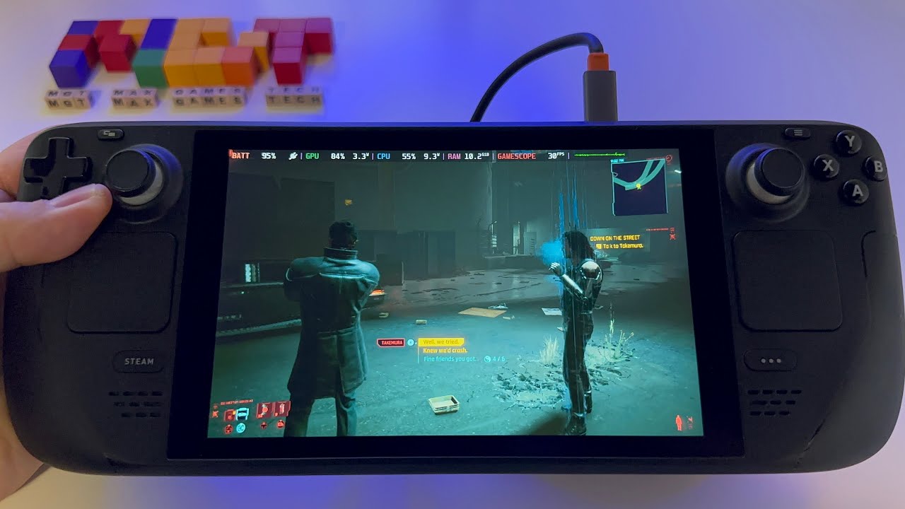 Cyberpunk 2077 looks perfect on Steam Deck | it has a dedicated graphic ...