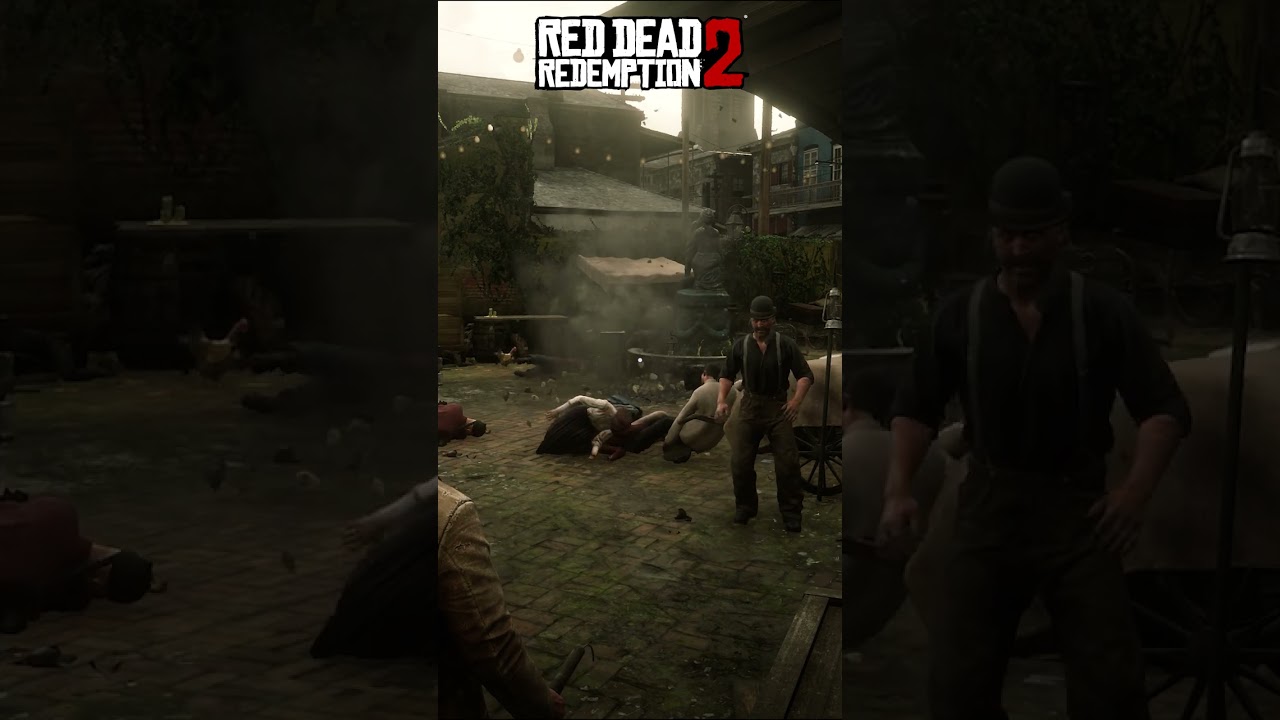 EXPLOSION NPCs in RDR2 vs cyberpunk 2077 #shorts #cyberpunk2077 #rdr2 ...