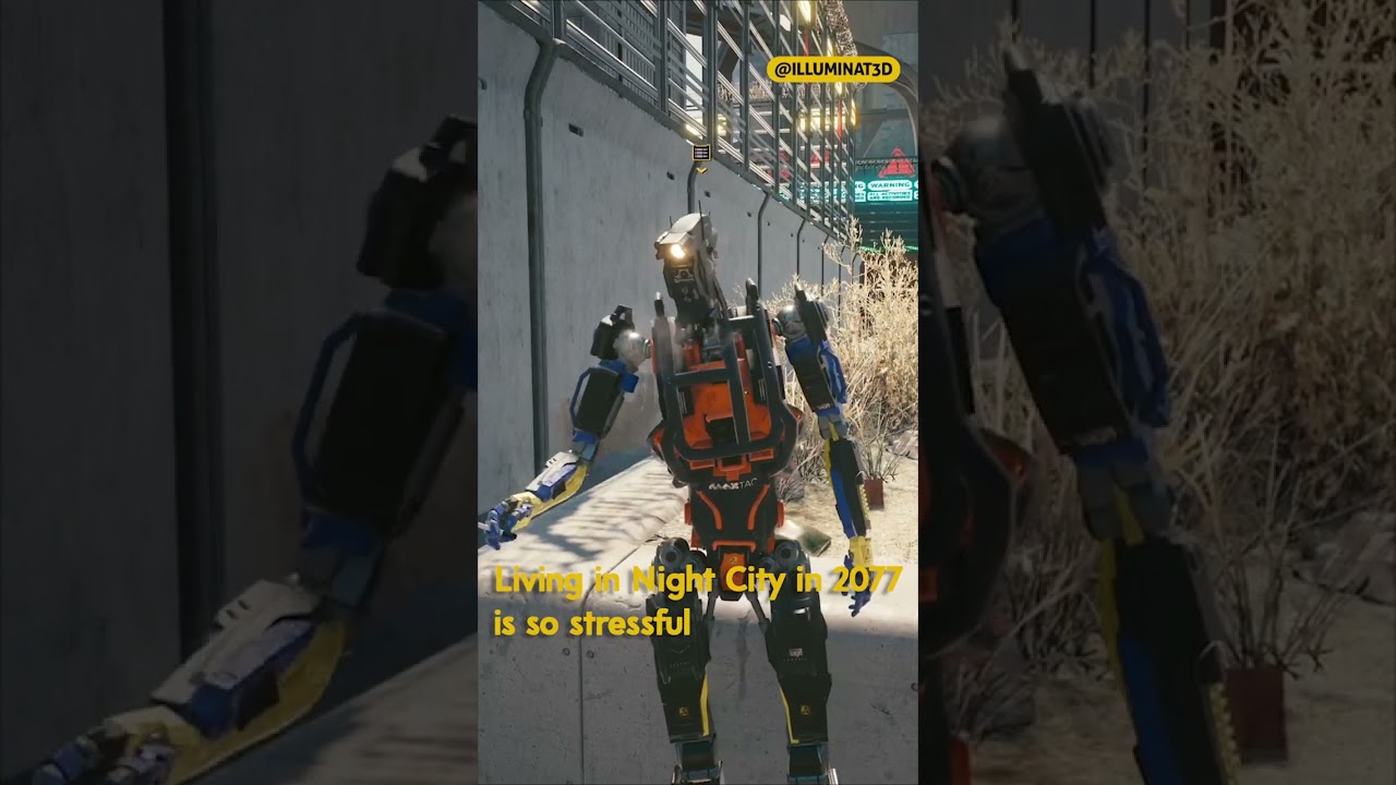 The robots are smoking now in Cyberpunk 2077 #shorts - Cyberpunk 2077 ...