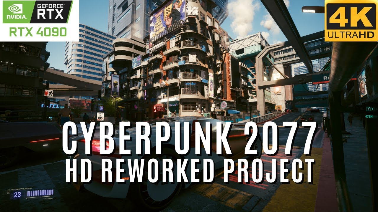 Cyberpunk 2077 HD Reworked Project Gameplay | RTX 4090 - Cyberpunk 2077 ...