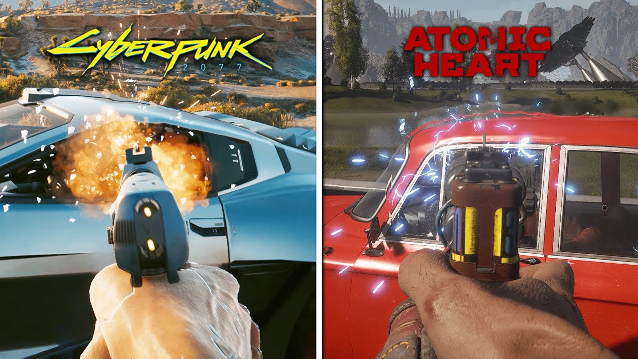 Cyberpunk 2077 Vs Atomic Heart - Which is BETTER? - Cyberpunk 2077 videos