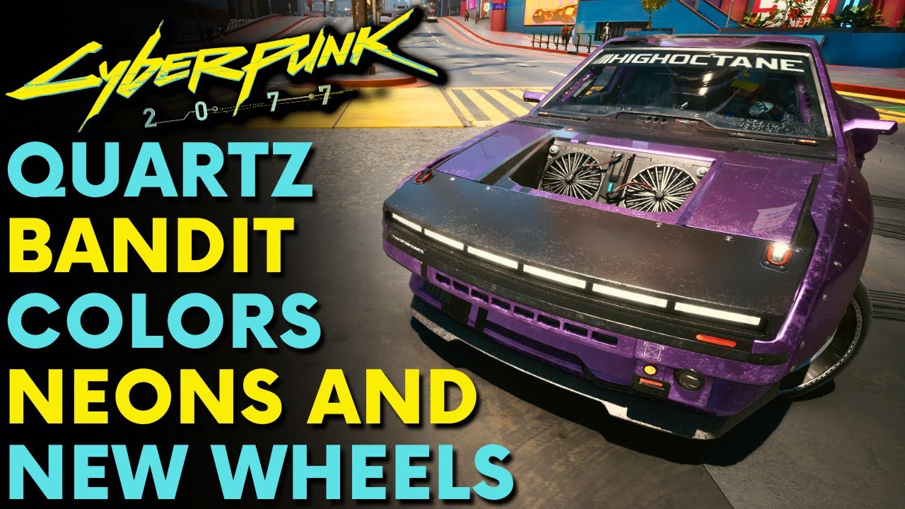 Quartz Bandit - New Colors Neons And Wheels! | Cyberpunk 2077 Mods ...