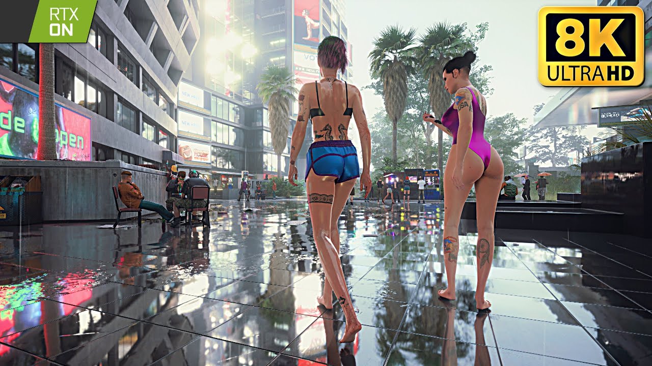 UNREAL ENGINE 5.2 Cyberpunk 2077 Tech Demo GRAPHICS?! 2023 Update RTX 4090 Max Settings Ray ...