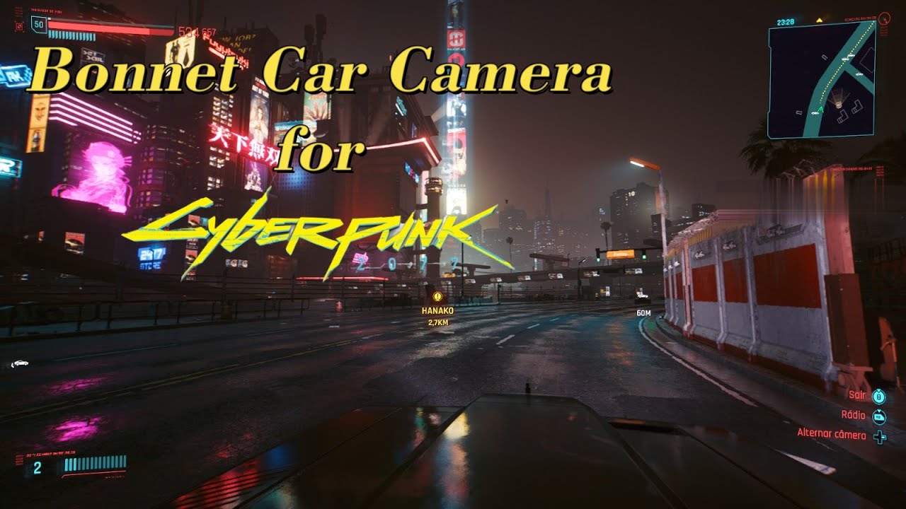 Cyberpunk 2077 - Bonnet Camera for Cars - Cyberpunk 2077 videos