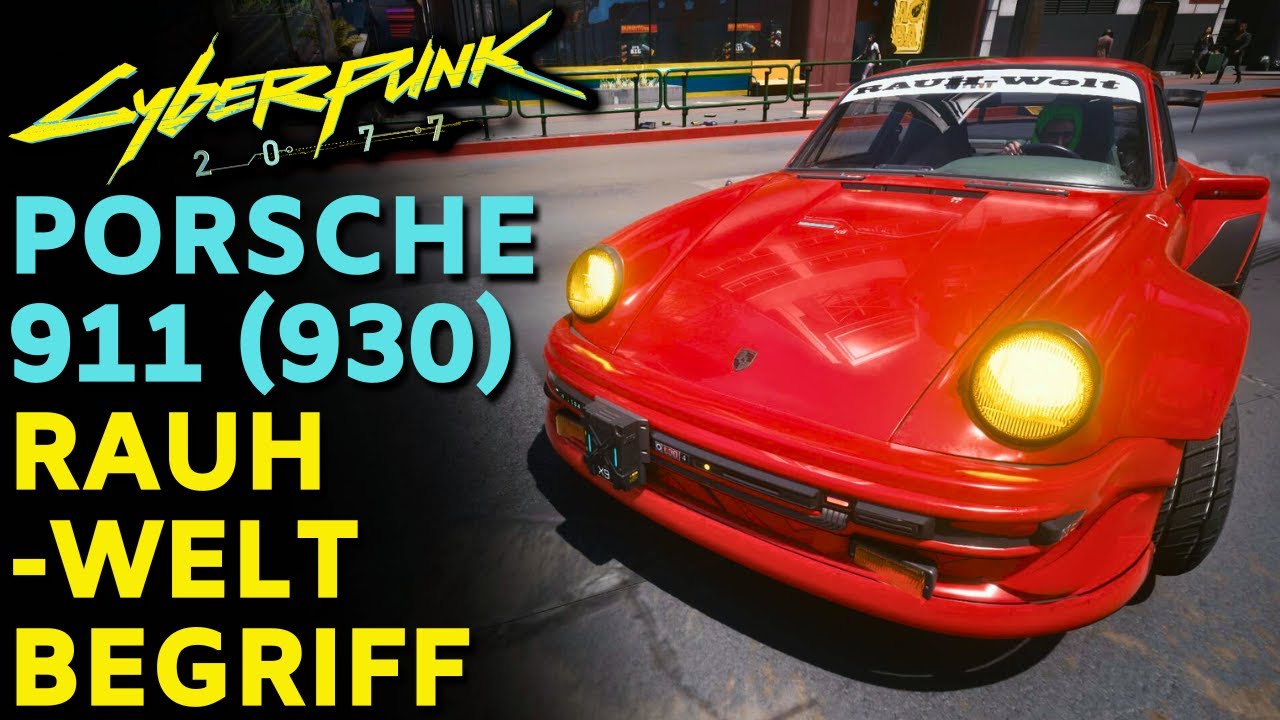 Cyberpunk 2077 - Porsche 911 Turbo (930) RWB Car Mod - Cyberpunk 2077 ...