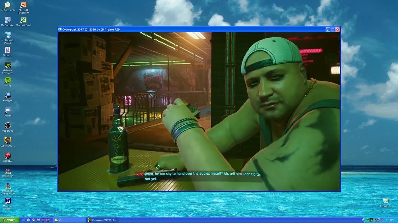 Playing Cyberpunk 2077 on Windows XP! - Cyberpunk 2077 videos