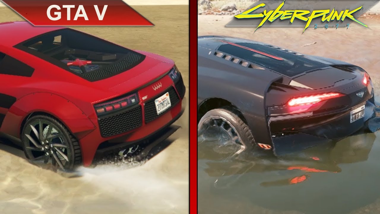 THE BIG COMPARISON 2 | GTA V vs. Cyberpunk 2077 (RT OVERDRIVE) | PC ...