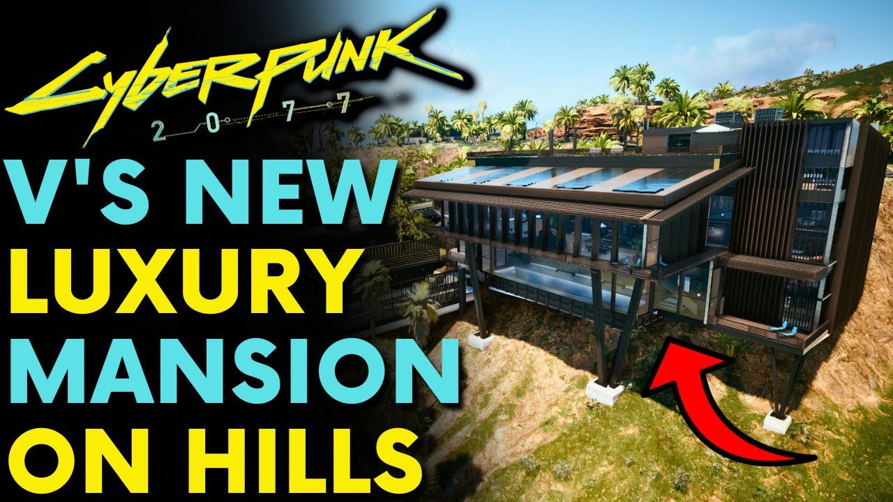 V'S NEW LUXURY MANSION IN NORTH OAK - Cyberpunk 2077 MODS - Cyberpunk ...