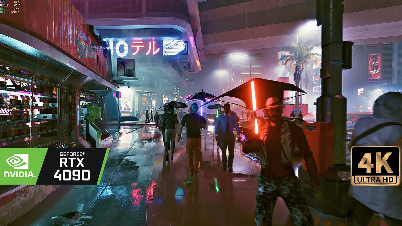 [4K60] Cyberpunk 2077 Path Tracing Overdrive Superpopulation Mod ...