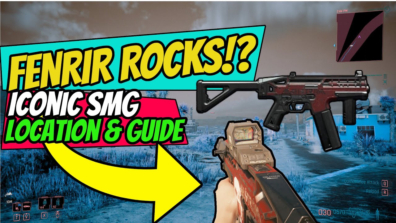 Cyberpunk 2077 AMAZING power Submachine gun Fenrir Location and Guide ...