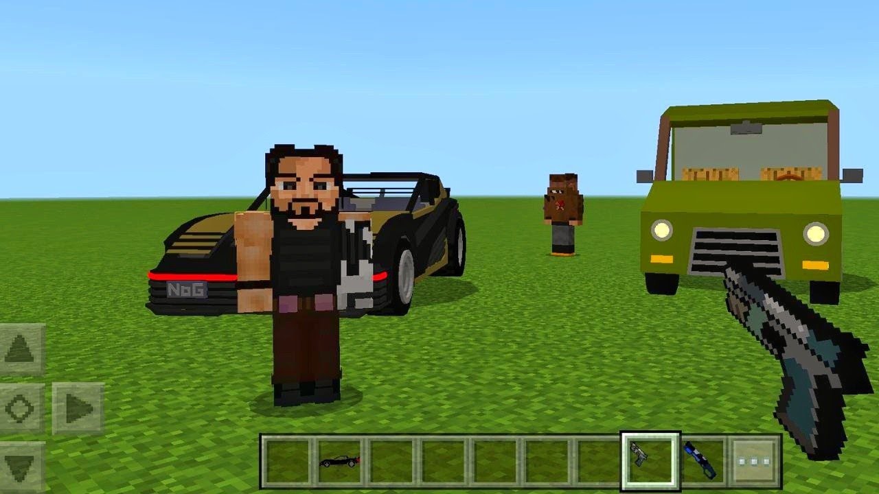 Cyberpunk 2077 MOD in Minecraft PE - Cyberpunk 2077 videos
