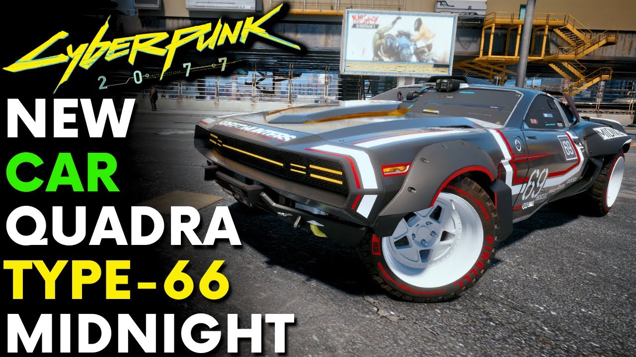 Cyberpunk 2077 - New Quadra Type-66 MIDNIGHT (Cyberpunk 2077 Car Mods) - Cyberpunk 2077 videos