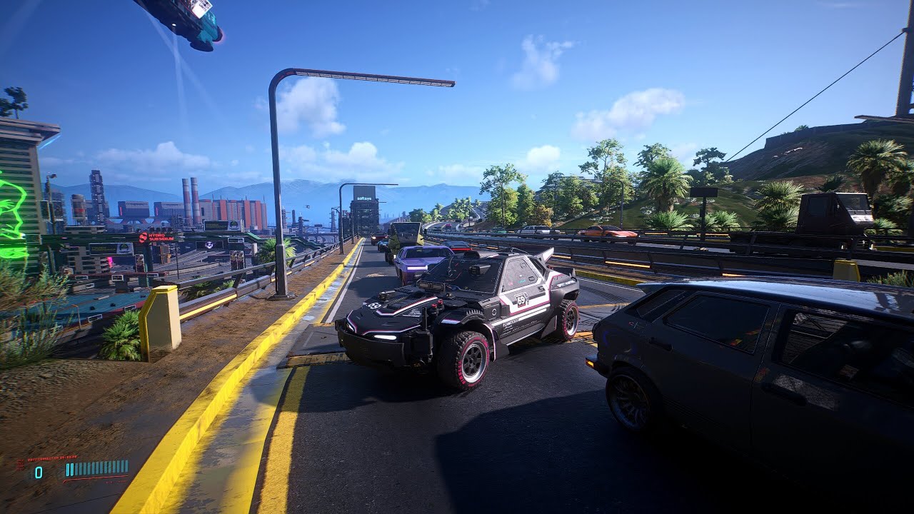 Experiencing Night City Rush Hour With Rt Overdrive Cyberpunk 2077