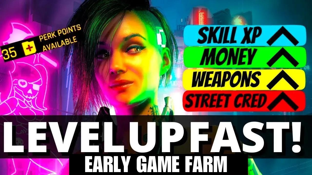 Cyberpunk 2077 - Infinite XP Farm Level Up Fast! - Cyberpunk 2077 videos