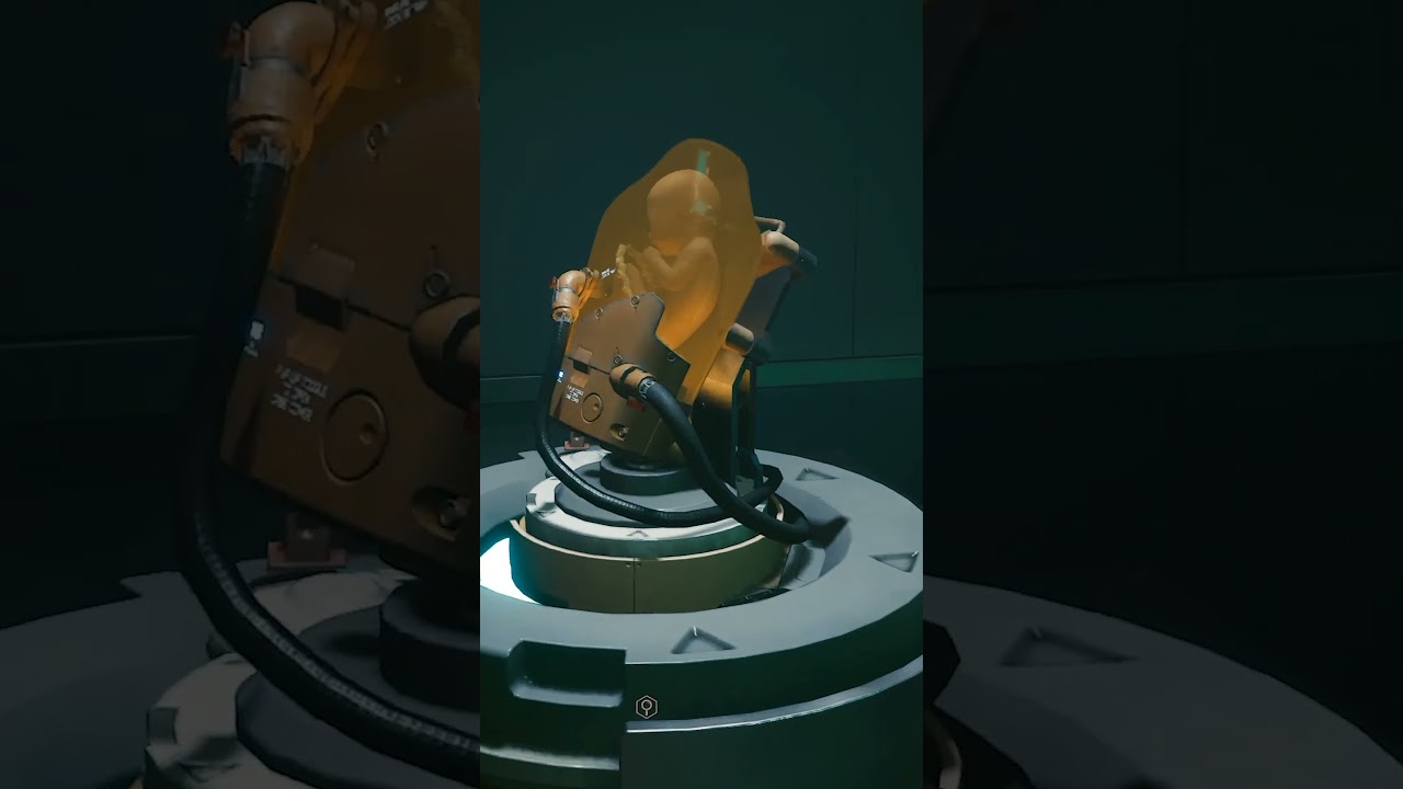 Baby pod from Dead Stranding: Cyberpunk 2077 - Cyberpunk 2077 videos