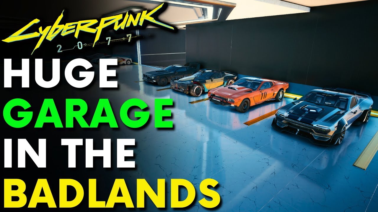 Cyberpunk 2077 - Huge Luxury Garage For All Your Vehicles! (Mod ...