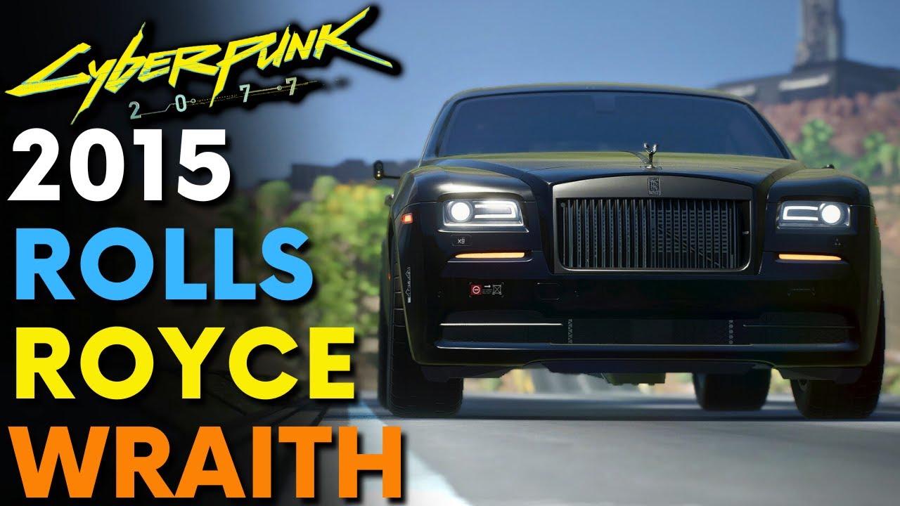 Cyberpunk 2077 - NEW ROLLS-ROYCE WRAITH CAR MOD - Cyberpunk 2077 videos