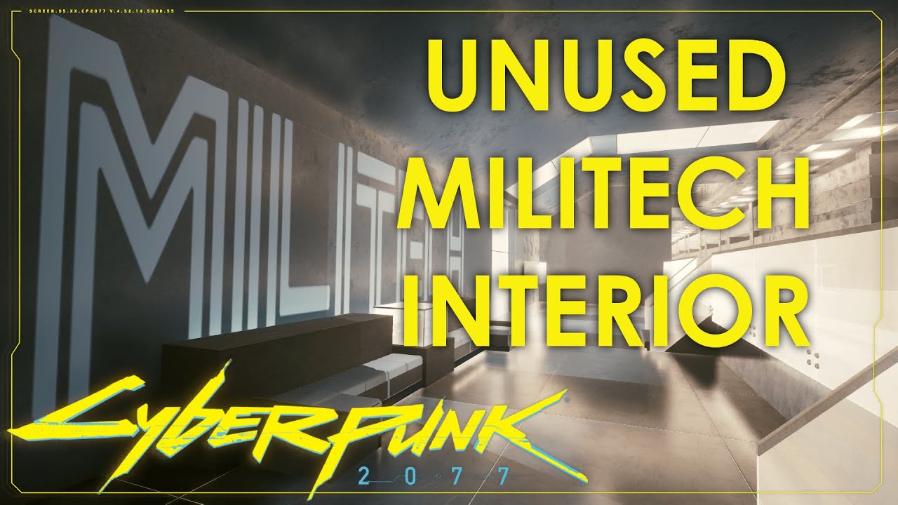 Exploring Unused Militech Building Interior | Cyberpunk 2077 Border ...