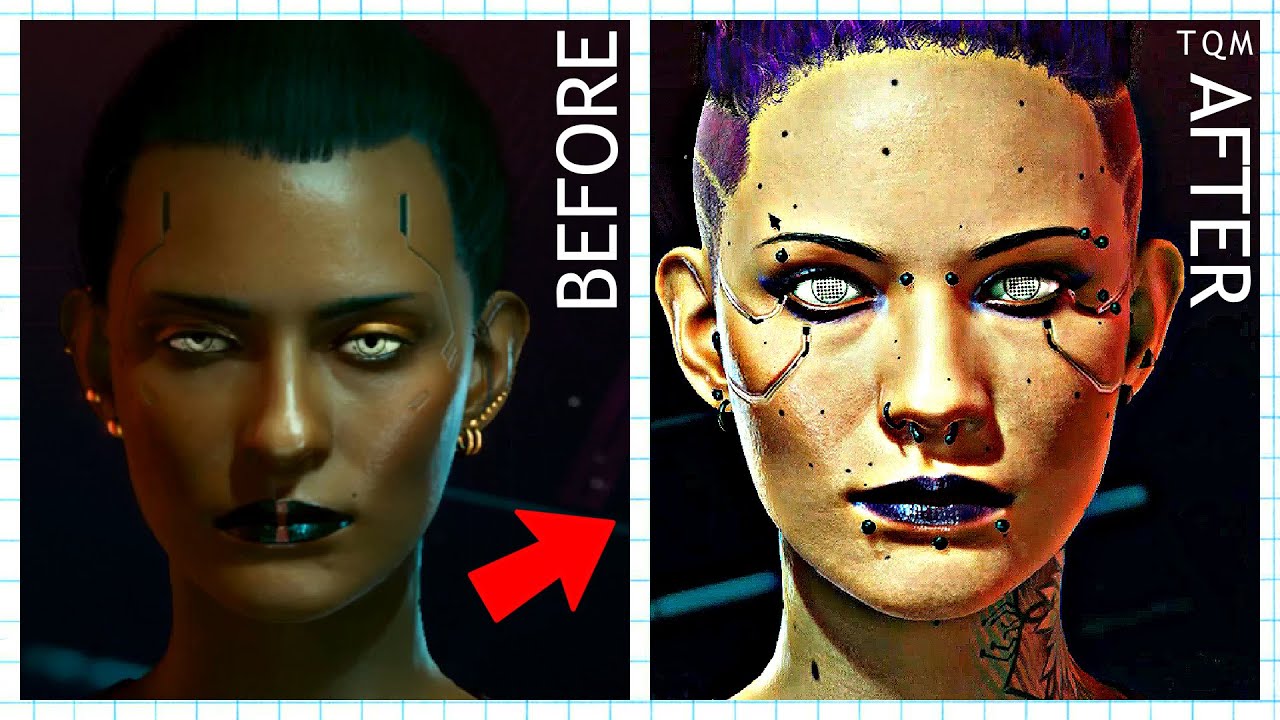 Become a PRO at Cyberpunk 2077 Original F Character Creation ...
