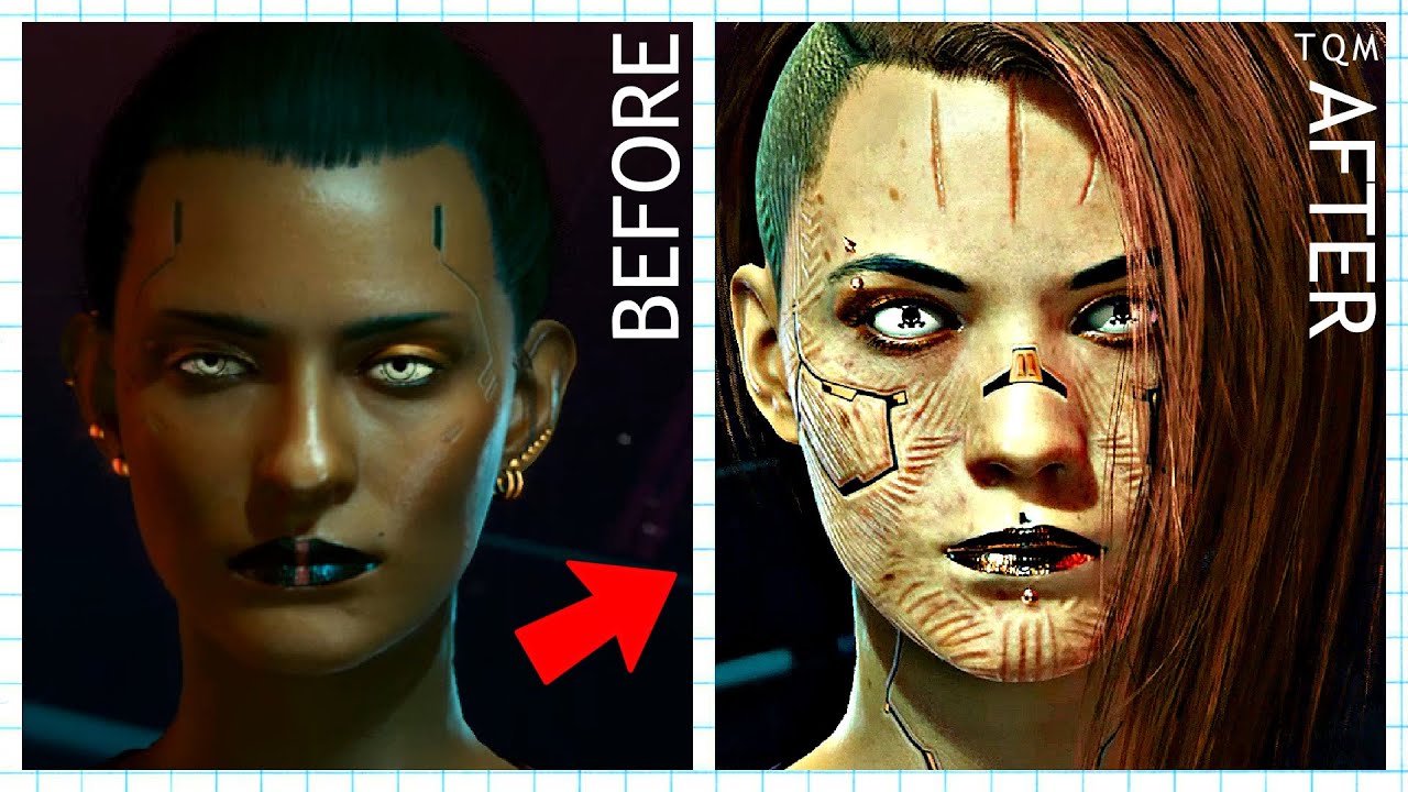 Become a PRO at Cyberpunk 2077 Original F Character Creation ...