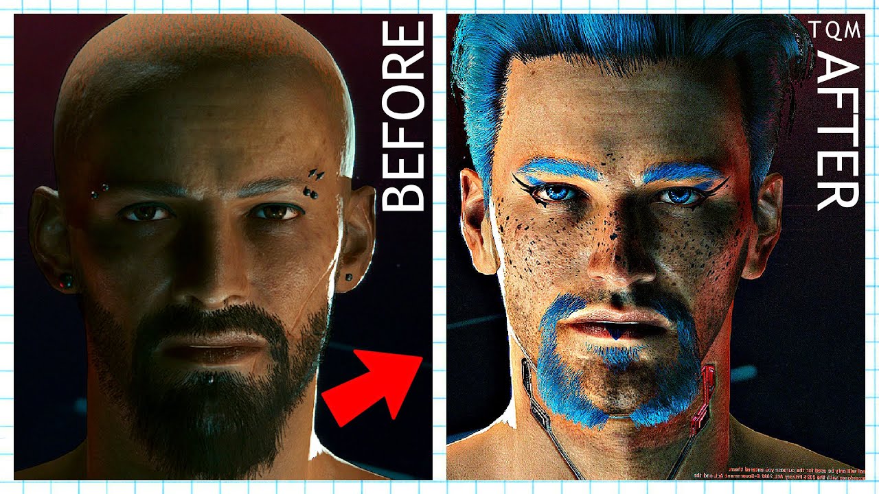 Become a PRO at Cyberpunk 2077 Original M Character Creation ...