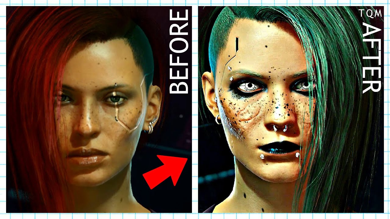 Become a PRO at Cyberpunk 2077 Original F Character Creation ...