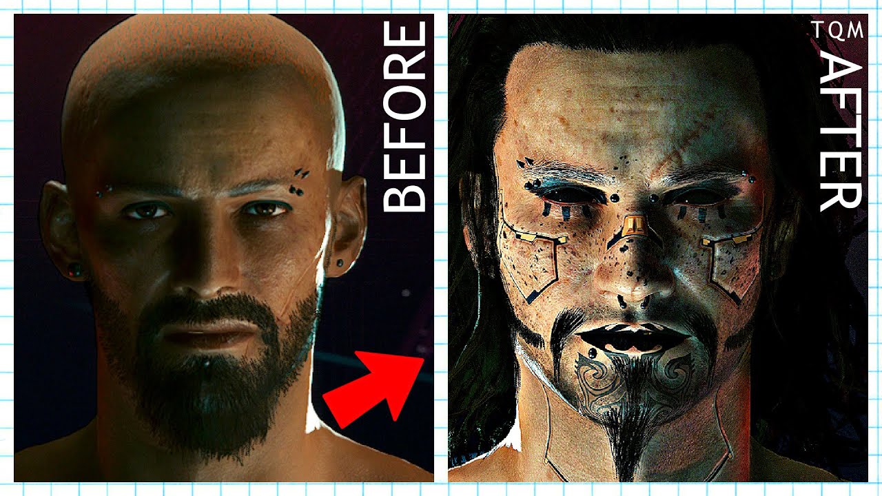 Become a PRO at Cyberpunk 2077 Original M Character Creation ...