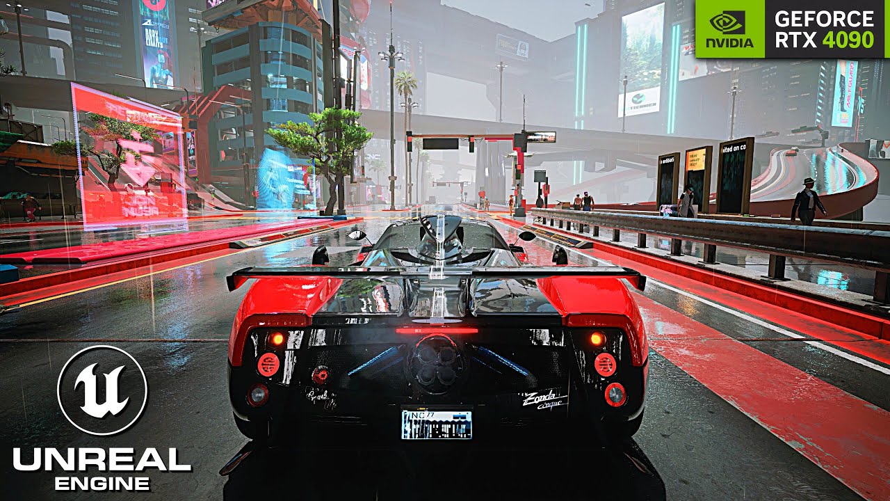 Cyberpunk 2077 8k Resolution Path Tracing RTX 4090 Phantom Liberty ...