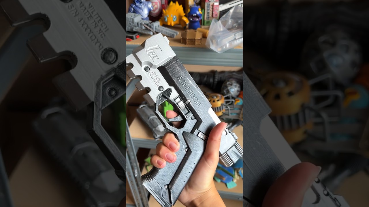 Cyberpunk 2077 Militech M-10AF Lexington Prop Replica #cosplay # ...