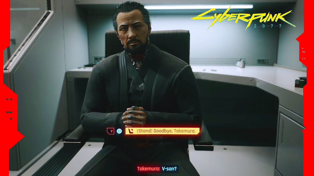 Takemura says "V-san" - Cyberpunk 2077 - Cyberpunk 2077 videos