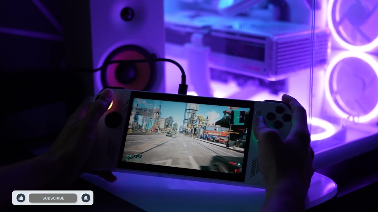 Wow!! Cyberpunk 2077 Gameplay on Asus Rog Ally at Medium Settings With ...